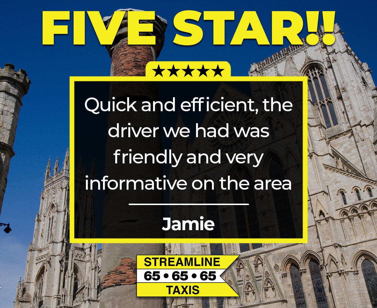 Taxis waiting in traffic | Streamline Taxis